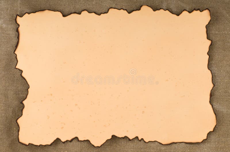 Paper with burn edges stock photo. Image of textured - 12918896