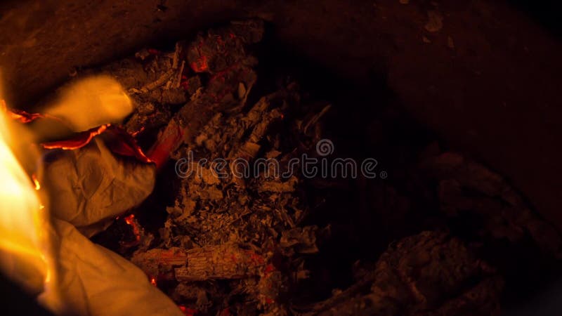 Plastic Melting and Burning in Fire Stock Footage - Video of fire ...