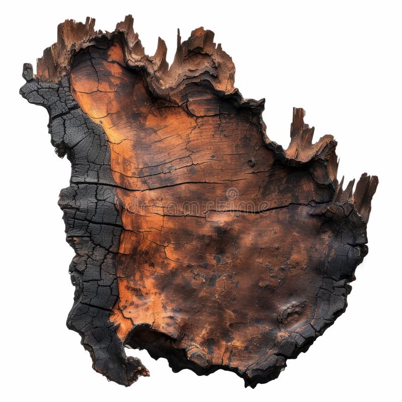 Paper with Burnt Edges, Creating a Frayed and Scorched Effect. Stock ...