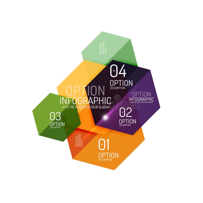 Paper Business Option Button Infographic Templates Stock Illustration ...