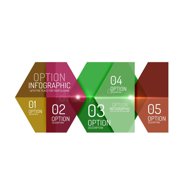 Business Option Diagram Templates Stock Vector - Illustration of ...