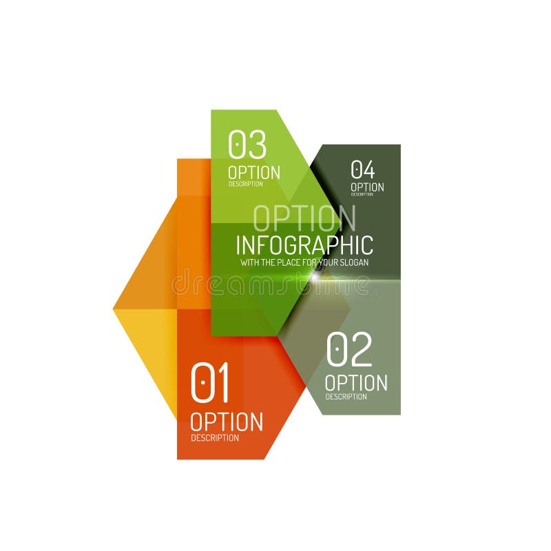 Paper Business Option Button Infographic Templates Stock Vector ...