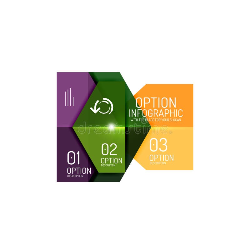 Paper Business Option Button Infographic Templates Stock Vector ...