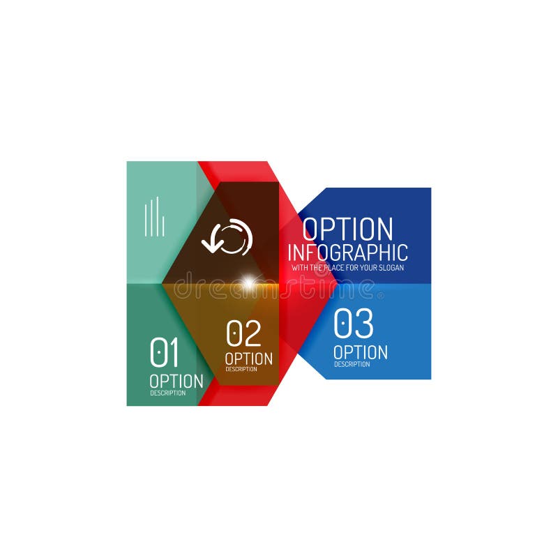 Paper Business Option Button Infographic Templates Stock Vector ...