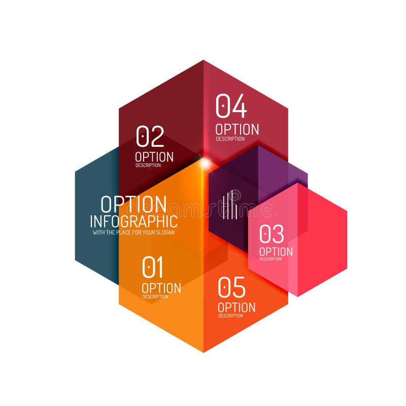 Paper Business Option Button Infographic Templates Stock Vector ...