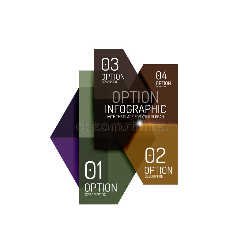 Paper Business Option Button Infographic Templates Stock Vector ...