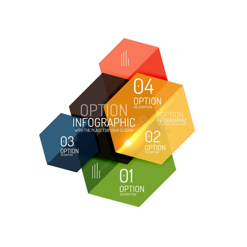 Paper Business Option Button Infographic Templates Stock Vector ...