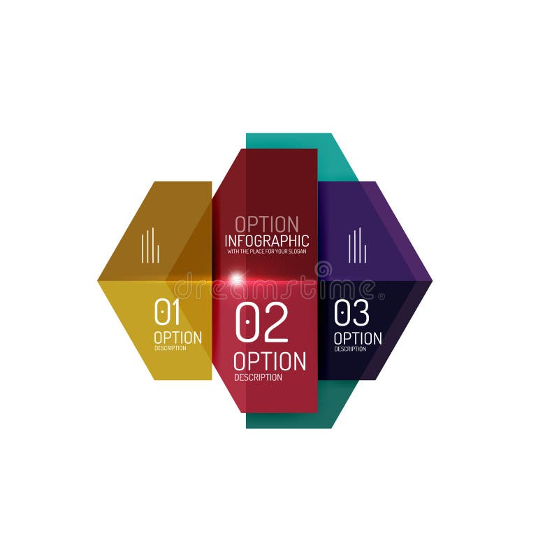Button Infographic Option Template. Stock Vector - Illustration of ...