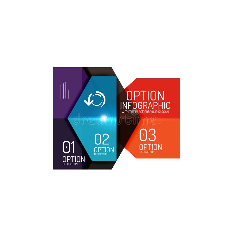 Paper Business Option Button Infographic Templates Stock Vector ...
