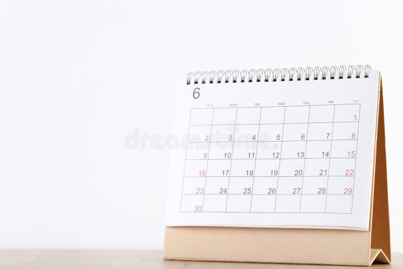 Paper calendar page stock photo. Image of note, organizer - 198167400