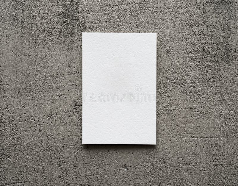 Paper Card on a Gray Background Stock Photo - Image of show, background ...