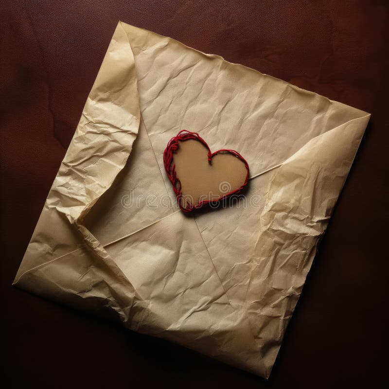 Paper Card with Heart stock image. Image of pattern - 303387121