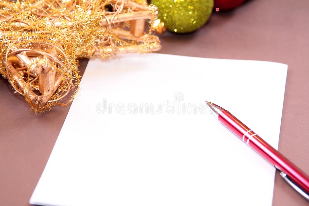 Paper card with pen stock photo. Image of white, green - 12191678