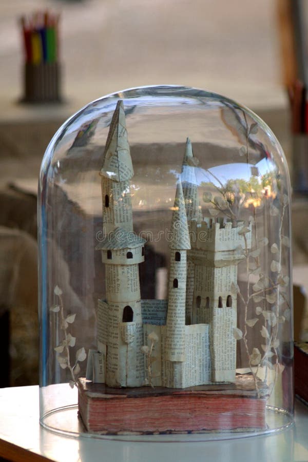 Paper castle stock photo. Image of historical, showcase - 45610640