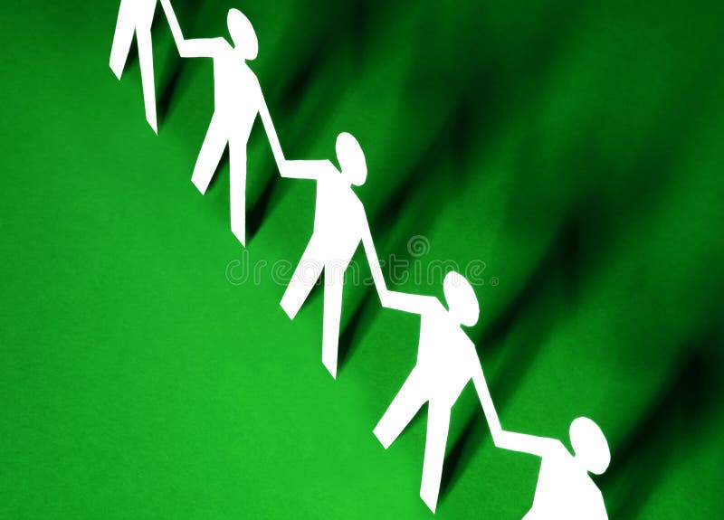 Paper chain stock photo. Image of holding, partnership - 1778646