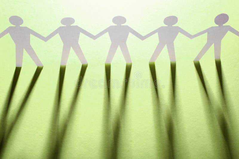 Paper chain stock image. Image of partnership, concepts - 1778657