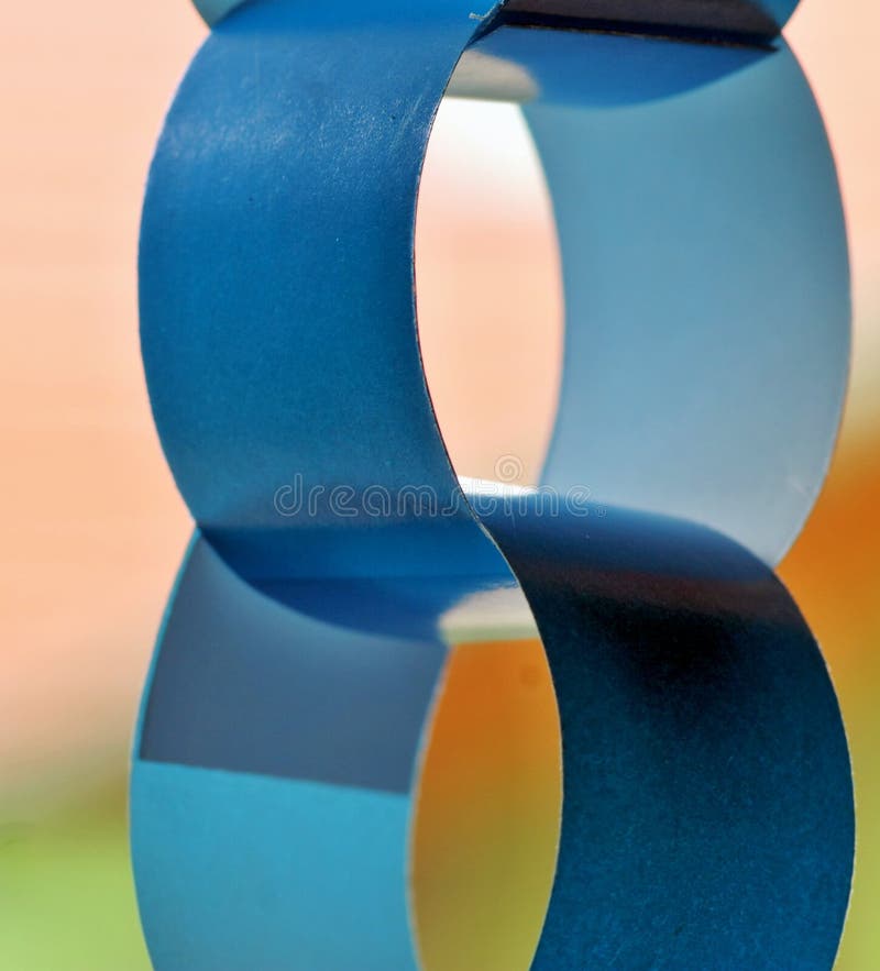 Paper chains stock image. Image of coloured, color, creativity - 60935755