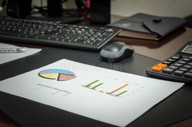 Paper chart desk stock image. Image of copy, diagram - 88314445