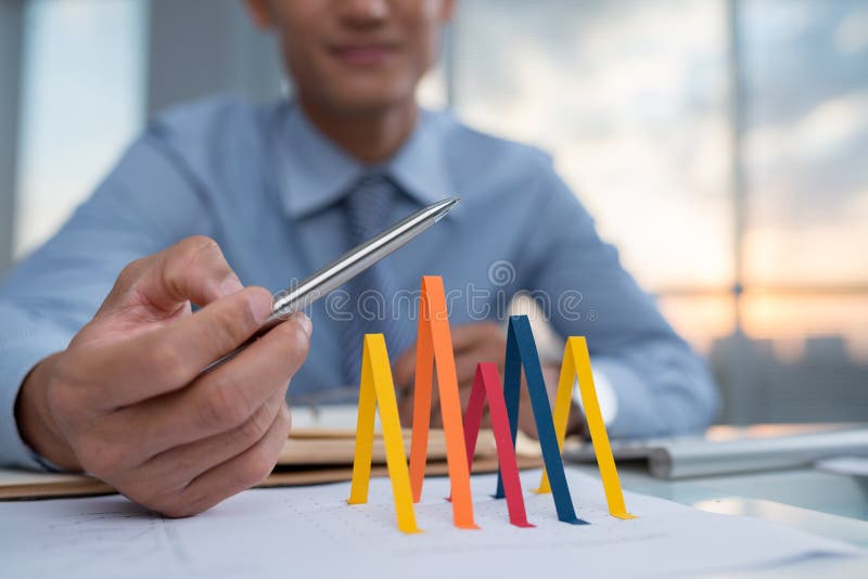 Paper chart stock photo. Image of broker, graph, analyst - 65395832