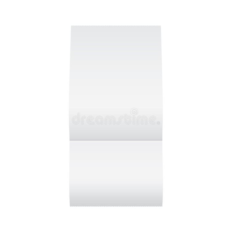 Paper check from shop. stock vector. Illustration of recipe - 209852780