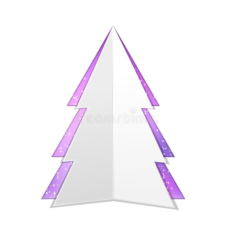 Christmas Tree Technical Blueprint Drawing Vector Illustration Stock ...