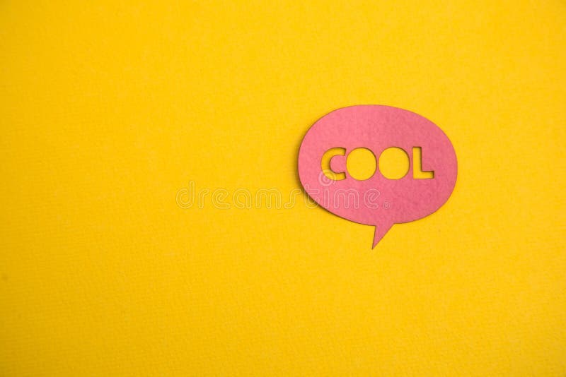 Paper Circle with Cool Inscription Stock Image - Image of template ...