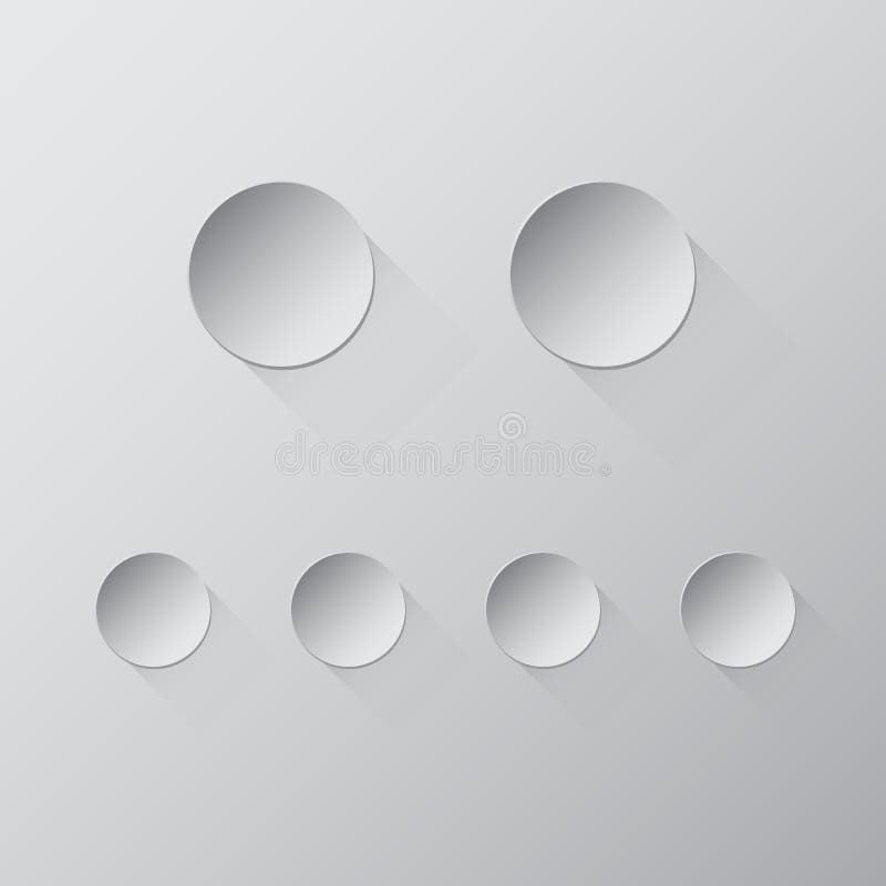 Paper circle infographic stock illustration. Illustration of bubble ...