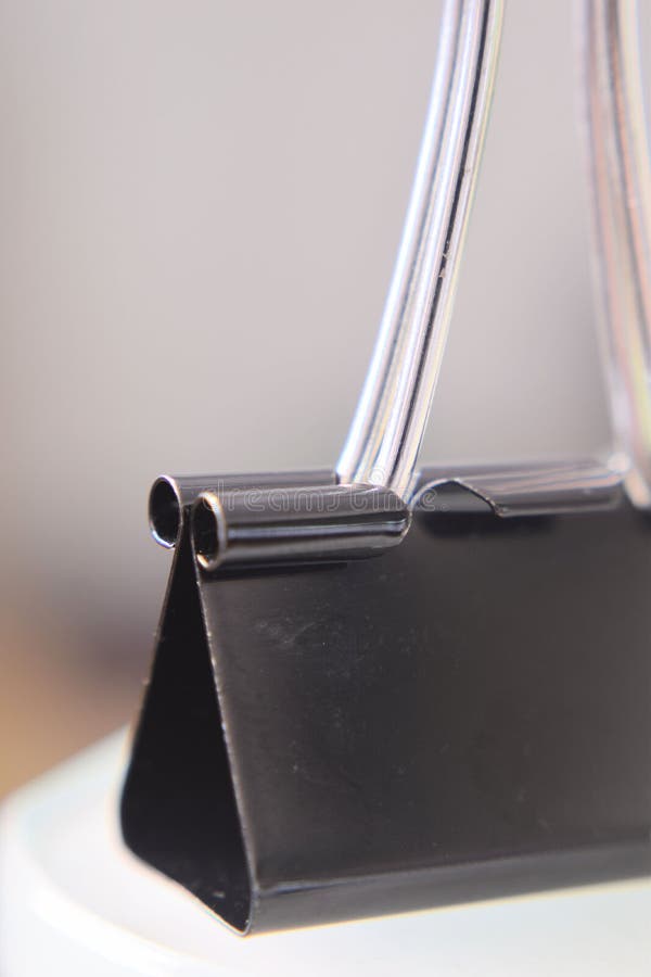 Paper clamp 2 stock photo. Image of paper, close, clamp - 131276894