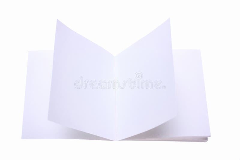 Paper Clean Sheet Isolated on a Black Background Stock Image - Image of ...