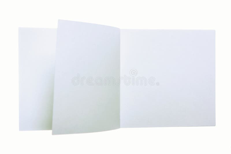 Paper Clean Sheet Isolated on a Black Background Stock Image - Image of ...