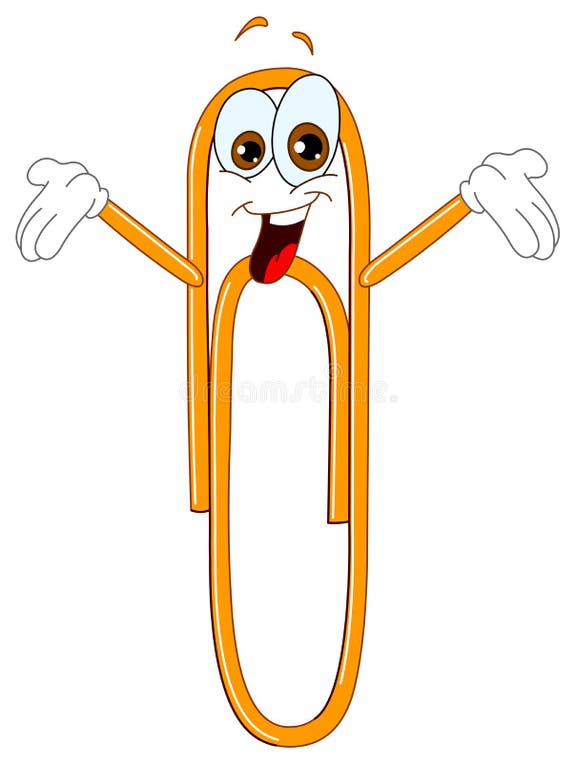 Paperclip Face Stock Illustrations – 151 Paperclip Face Stock ...