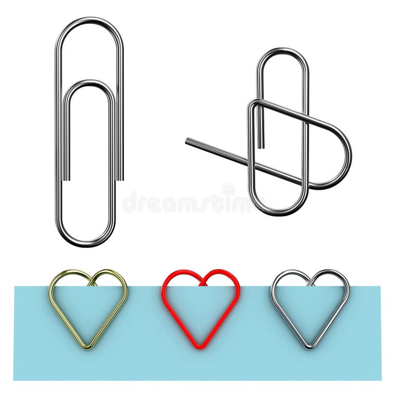 Gold Paper Clip Stock Illustrations – 7,769 Gold Paper Clip Stock ...