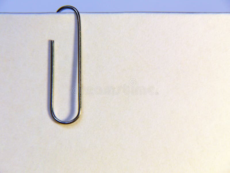 Paper Clip & Memo stock photo. Image of reminder, background - 7591600