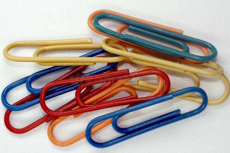 Paper Clip - 5 stock image. Image of path, team, isolated - 937733