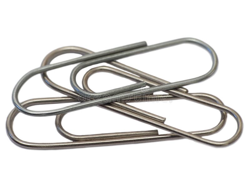 Paper clip stock image. Image of paperclip, accessory - 5036065