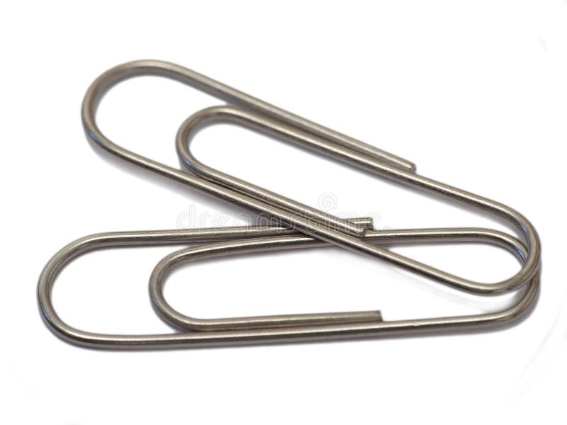 Paper clip stock image. Image of close, attached, document - 5036069