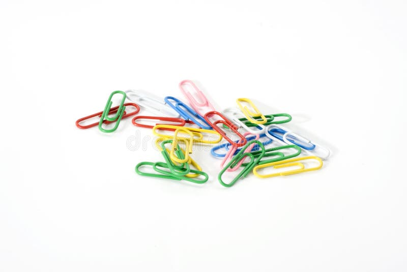 Paper clip stock image. Image of illustrations, memo, multicolored ...