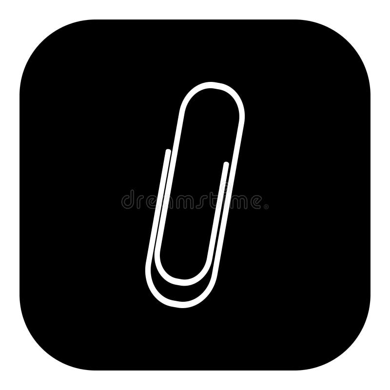 Paper clip and app icon stock vector. Illustration of page - 244731080