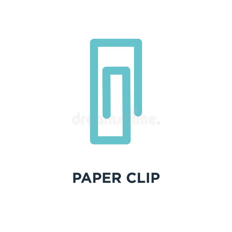 Paper Clip Attachment Icon. Paper Clip, Email Attachment, Attach Stock ...