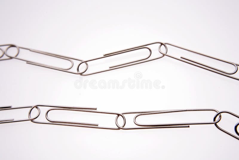 Paper-clip chains stock image. Image of links, idea, connection - 3227501