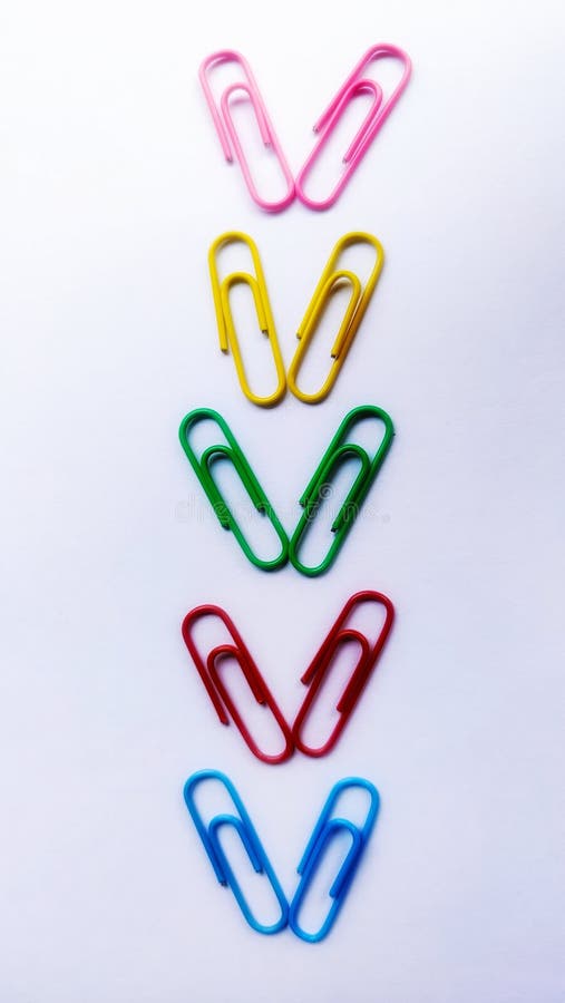 Paper clip in line stock photo. Image of text, circle - 243775776