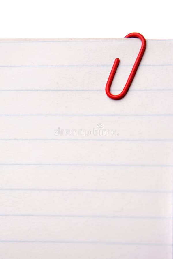Paper clip and papers stock photo. Image of copy, life - 10160376