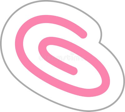 Paper Clip Sticker stock vector. Illustration of vector - 328926349