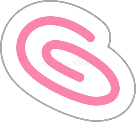 Paper Clip Sticker stock vector. Illustration of vector - 328926349