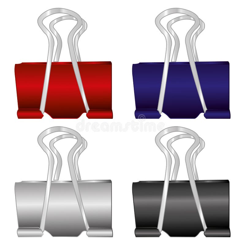 Paper clip vector stock vector. Illustration of clamp - 28473945