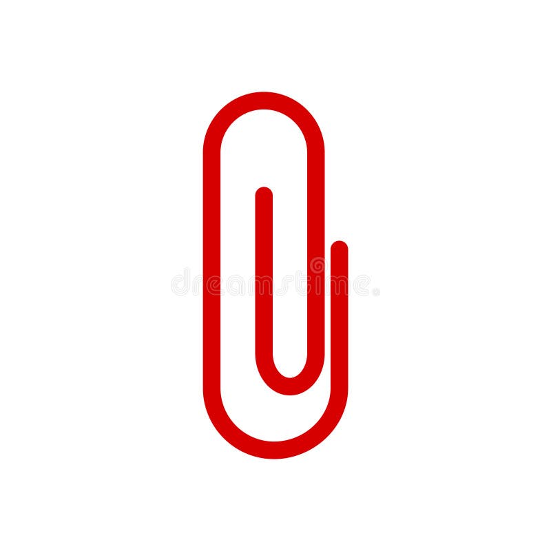 Paper Clip Vector Design Template Illustration.icon Logo Design ...