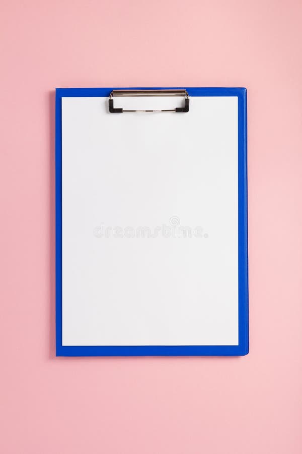 Paper Clipboard at Abstract Background Stock Image - Image of office ...