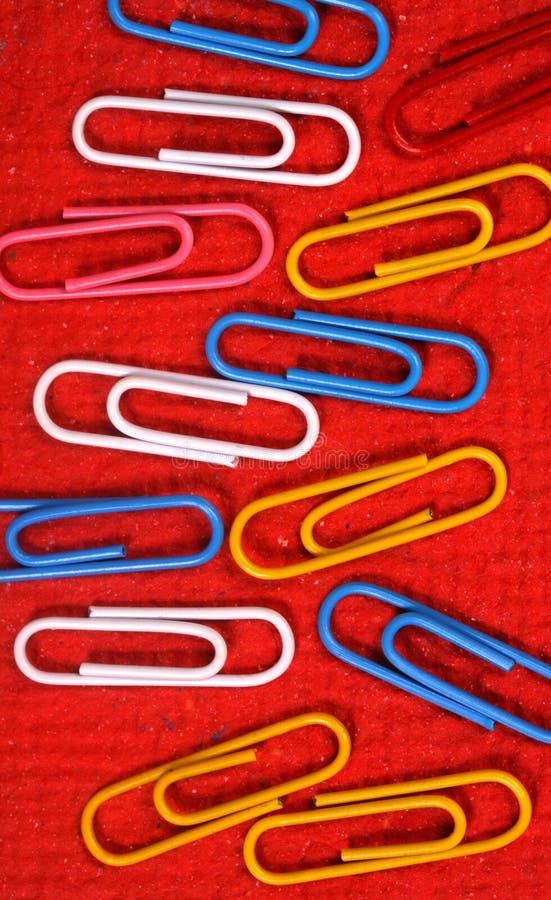 Paper clips stock image. Image of design, collage, impression - 10824333