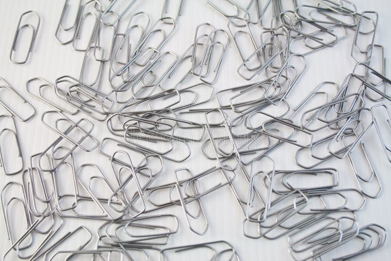 Paper clips 12 stock image. Image of mass, school, metal - 14402201