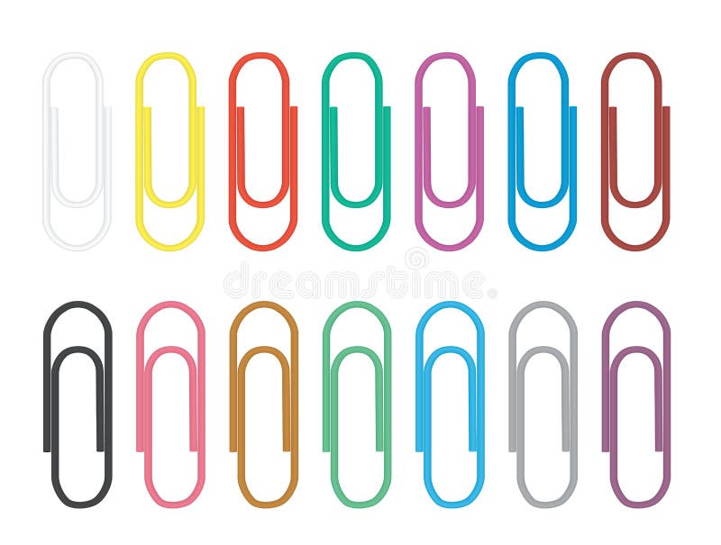 Paper clip pattern. Vector stock vector. Illustration of texture - 48036531